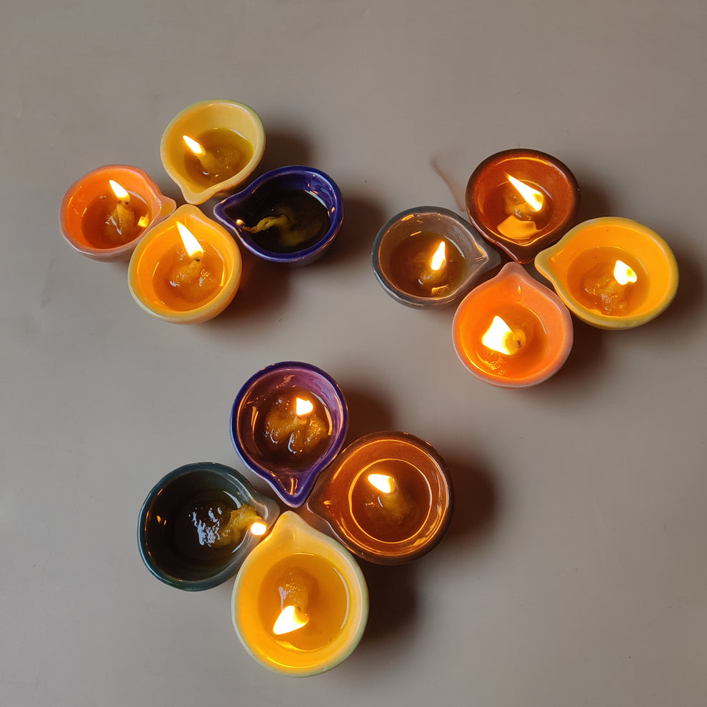 Lucky 13 Diwali Diya Combo – Clay & Hearth